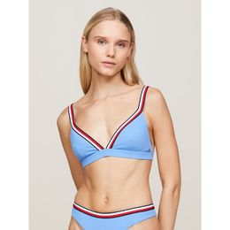 Tommy Hilfiger Swimwear Triangel-Bikini-Top &raquo;TRIANGLE RP&laquo; mit Rippenstruktur Blue Spell M (38) - N-Gr N-Gr M (38) Triangel-Bikini-Top von TOMMY...