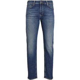 Jack & Jones JACK & JONES Tapered-fit-Jeans »JJIMIKE JJORIGINAL SBD 230 BF« Blue Denim 32 - Länge 30 Länge 30 32 Tapered-fit-Jeans mit weiter Beinform und...