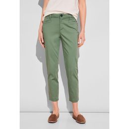 Street One Chinohose in Satin-Optik dry salvia green 44 - Länge 26 Länge 26 44 Chinohose in 7/8-Länge von Street One