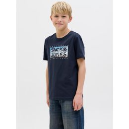 Jack & Jones JACK & JONES JUNIOR T-Shirt »JJCOLTON PHOTOPRINT TEE SS CREW NE JNR« Sky Captain 140 140 Shirt von Jack&Jones Junior