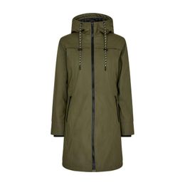 Freequent Regenjacke »FQRAIN« mit Kapuze wasserabweisend mit Kapuze olive night L L Jacke für Damen von Freequent