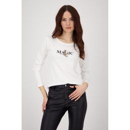 monari Langarmshirt »Shirt Leo + Schrift« Mit Rundhalsausschnitt off-white 36 36 Stylisches Langarmshirt von monari