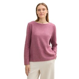 Tom Tailor Sweatshirt pink velvet melange XL (42) XL (42) Sweatshirt von Tom Tailor PLUS