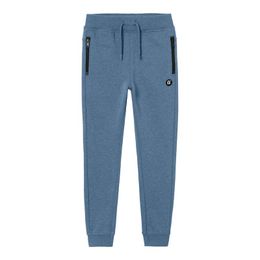 name it Jogginghose »NKMVIMO für Jungen mit Bündchen und Stretchkomfort« unifarben, casual, regular fit, Baumwollmischung, Rundhals Coronet Blue...