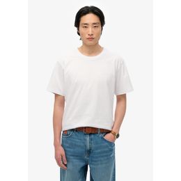 Superdry Rundhalsshirt »ESSENTIALS RELAXED TEE« optic 3XL 3XL Basic Shirt von Superdry