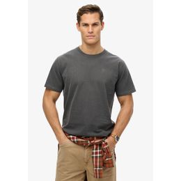 Superdry Rundhalsshirt »ESSENTIALS RELAXED TEE« Charcoal Grey S S Basic Shirt von Superdry