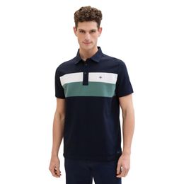 Tom Tailor Poloshirt mit Logoprägung auf der Brust sky captain blue S S Kurzarmshirt von Tom Tailor