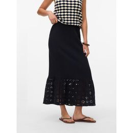 Véro Moda VERO MODA Maxirock »VMNATALI HW ANCLE SKIRT WVN GA« Black XL (42) XL (42) Knöchellanger Rock von Vero Moda