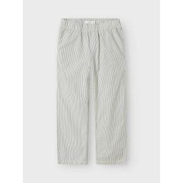 name it Schlupfhose &raquo;NKNJELA f&uuml;r M&auml;dchen und Jungen mit weitem Bein und Gummizug&laquo; gestreift, casual, relaxed fit, Baumwolle, ohne Kragen China Blue...