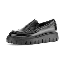 Gabor Loafer Keilabsatz, Plateau, Slipper, Businessschuh, Best Fitting-Ausstattung black 43 43 Loafer mit typischem Zierriegel