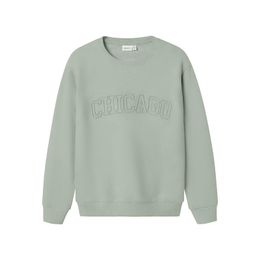 name it Sweatshirt »NKMLESTER LS NREG SWEAT UNB« Jadeite 134/140 134/140 Sweater von name it für Jungen