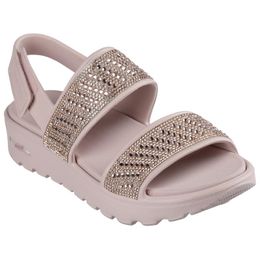 Skechers Sandale »ARCH FIT FOOTSTEPS-ENCHANT« mit Luxe Foam rosa 38 38 Modische Sandale von Skechers mit Klettverschluss