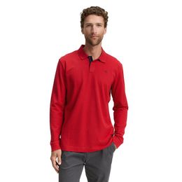 Tom Tailor Langarm-Poloshirt mit Logo-Stickerei samba red 3XL 3XL Shirt von Tom Tailor