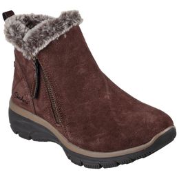 Skechers Winterboots »EASY GOING - HIGH ZIP« Winterschuh mit Fellimitatkragen braun-kombiniert 40 40 Mit 3M Scotchgard-Imprägnierung