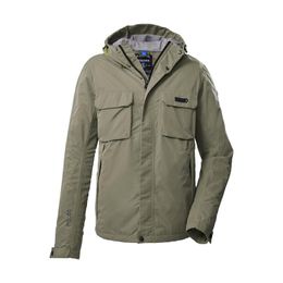 G.I.G.A. by Killtec G.I.G.A. DX BY KILLTEC Funktionsjacke &raquo;GS 149 MN JCKT&laquo; 100% wasserdicht, atmungsaktiv, verstellbare &Auml;rmelb&uuml;ndchen, recycelt helloliv XL XL Herren...