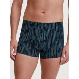 Calida Boxershorts »Grafic Cotton« gestreift, ohne Eingriff, überzogenem Bund schwarz M (50) M (50) Herren Trunk von Calida