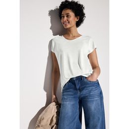 Street One Shirttop mit seitlichen Schlitzen off white 34 34 T-Shirt von Street One