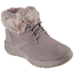 Skechers Winterboots »ON-THE-GO JOY - PLUSH DREAMS« Winterschuh in bequemer Form taupe 39 39 Schnürboots mit 3M Scotchgard