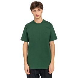 Element T-Shirt »Crail 3.0« Dark Green L L Material: Kompakter Jersey aus Baumwolle...