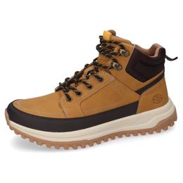 Dockers by Gerli Sneaker High Top Sneaker, Freizeitschuh mit gepolsterte Innensohle golden tan 44 44 DOCKERS-High-top-Sneaker