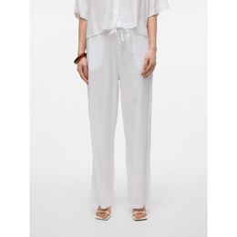 Véro Moda VERO MODA Schlupfhose »VMLINN LINEN PANTS WVN NOOS« Sommerhose, mit Leinen Snow White S (36) - N-Gr N-Gr S (36) Weite Hose von Vero Moda