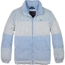 Tommy Hilfiger Steppjacke »MIX STRIPE PADDED JACKET« für Kinder bis 16 Jahre, mit Stehkragen Breezy Blue Multistripes 4 (104) 4 (104) Jacke von...