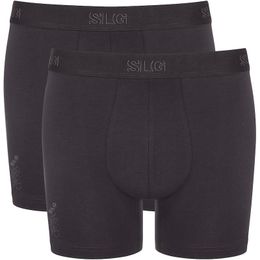 Sloggi Boxer »SLG Base« 2er Pack, weiches und edles Material CHARCOAL S S Shorts im 2er-Pack