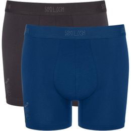 Sloggi Boxer »SLG Base« 2er Pack, weiches und edles Material BLACK COMBINATION M M Shorts im 2er-Pack