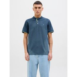 Jack & Jones JACK & JONES Poloshirt »JJEPAULOS MAO POLO« mit Logo Stickerei Oceanview M M Poloshirt von Jack & Jones