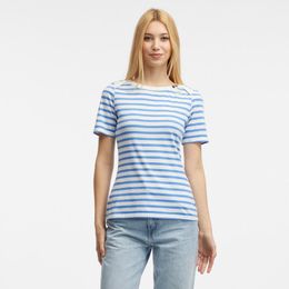 Ragwear Kurzarmshirt »AGATTKA MARINA TOP« maritimes Streifen Design BLUE XS (34) XS (34) Gestreifte Optik: perfekt für einen lässigen, casual Look