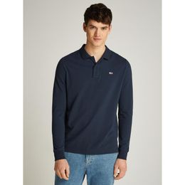 Tommy Jeans Poloshirt »TJM SLIM PLACKET POLO LS EXT« mit Logostickerei Dark Night Navy XXL XXL Poloshirt von Tommy Jeans