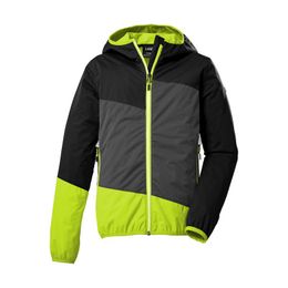 Killtec Outdoorjacke »KOS 223 BYS JCKT« Wind- und wasserdichte Kinderjacke, verpackbar, reflektierend schwarz 164 164 2-Lagen-Funktionsjacke für...