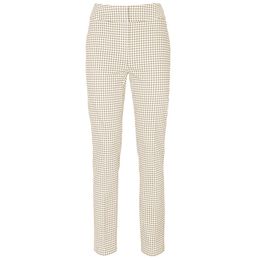 Heine Hose Damen Gr&ouml;&szlig;e 40 camel / wei&szlig;