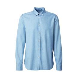 Mustang Button Up Shirt 'Style Cullman' male Blue size S