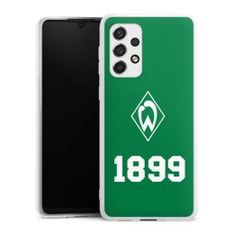DeinDesign Galaxy A33 5G Handy Silikon H&uuml;lle Case transparent Handyh&uuml;lle Statement Official Licensed Product Sv Werder Bremen Silikon Case