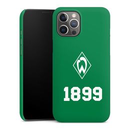 DeinDesign iPhone 12 Pro Max Handy Premium Case Smartphone Handyh&uuml;lle Schutzh&uuml;lle matt Statement Official Licensed Product Sv Werder Bremen Premium Case