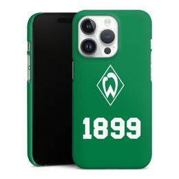 DeinDesign iPhone 14 Pro Handy Premium Case Smartphone Handyh&uuml;lle Schutzh&uuml;lle matt Sv Werder Bremen Official Licensed Product Statement Premium Case