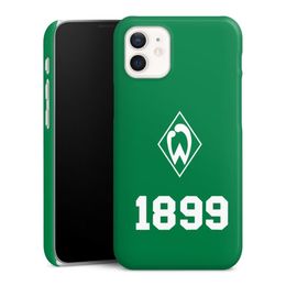 DeinDesign iPhone 12 mini Handy Premium Case Smartphone Handyh&uuml;lle Schutzh&uuml;lle gl&auml;nzend Statement Official Licensed Product Sv Werder Bremen Premium Case
