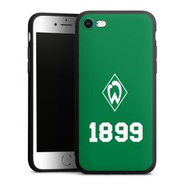 DeinDesign iPhone 8 Handy Premium Silikon H&uuml;lle Handyh&uuml;lle schwarz Case Sv Werder Bremen Official Licensed Product Statement Silikon Premium Case