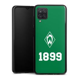 DeinDesign Galaxy A12 Handy Silikon H&uuml;lle Case schwarz Handyh&uuml;lle Sv Werder Bremen Official Licensed Product Statement