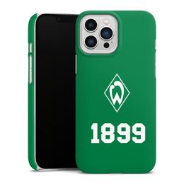 DeinDesign iPhone 13 Pro Max Handy Premium Case Smartphone Handyh&uuml;lle Schutzh&uuml;lle matt Sv Werder Bremen Official Licensed Product Statement Premium Case