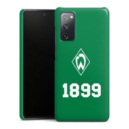 DeinDesign Galaxy S20 FE Handy Premium Case Smartphone Handyh&uuml;lle Schutzh&uuml;lle gl&auml;nzend Statement Official Licensed Product Sv Werder Bremen Premium Case