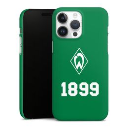 DeinDesign iPhone 14 Pro Max Handy Premium Case Smartphone Handyh&uuml;lle Schutzh&uuml;lle matt Sv Werder Bremen Official Licensed Product Statement Premium Case