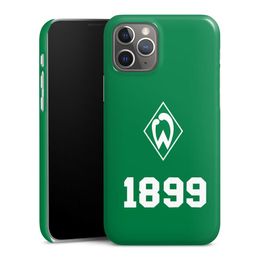 DeinDesign iPhone 12 Pro Handy Premium Case Smartphone Handyh&uuml;lle Schutzh&uuml;lle gl&auml;nzend Statement Official Licensed Product Sv Werder Bremen Premium Case