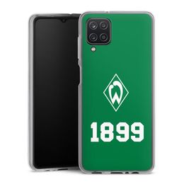 DeinDesign Galaxy A12 Handy Silikon H&uuml;lle Case transparent Handyh&uuml;lle Sv Werder Bremen Official Licensed Product Statement Silikon Case