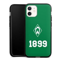 DeinDesign iPhone 12 mini Handy Silikon H&uuml;lle Case schwarz Handyh&uuml;lle Statement Official Licensed Product Sv Werder Bremen
