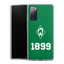 DeinDesign Galaxy S20 FE Handy Silikon H&uuml;lle Case transparent Handyh&uuml;lle Statement Official Licensed Product Sv Werder Bremen Silikon Case