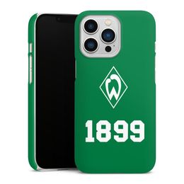 DeinDesign iPhone 13 Pro Handy Premium Case Smartphone Handyh&uuml;lle Schutzh&uuml;lle matt Sv Werder Bremen Official Licensed Product Statement Premium Case