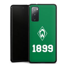 DeinDesign Galaxy S20 FE Handy Silikon H&uuml;lle Case schwarz Handyh&uuml;lle Statement Official Licensed Product Sv Werder Bremen