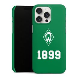 DeinDesign iPhone 15 Pro Max Handy Premium Case Smartphone Handyh&uuml;lle Schutzh&uuml;lle matt Sv Werder Bremen Official Licensed Product Statement Premium Case